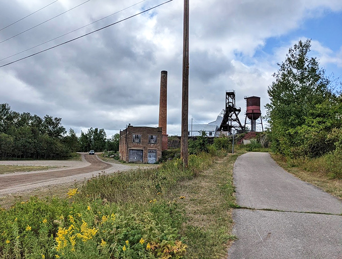 This industrial relic stands as a testament to Ely's mining heritage, where rugged history and natural beauty create an unexpectedly photogenic contrast.