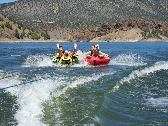 Summer fun at Prineville Reservoir involves equal parts water, laughter, and the inevitable sunburn you'll brag about back home.