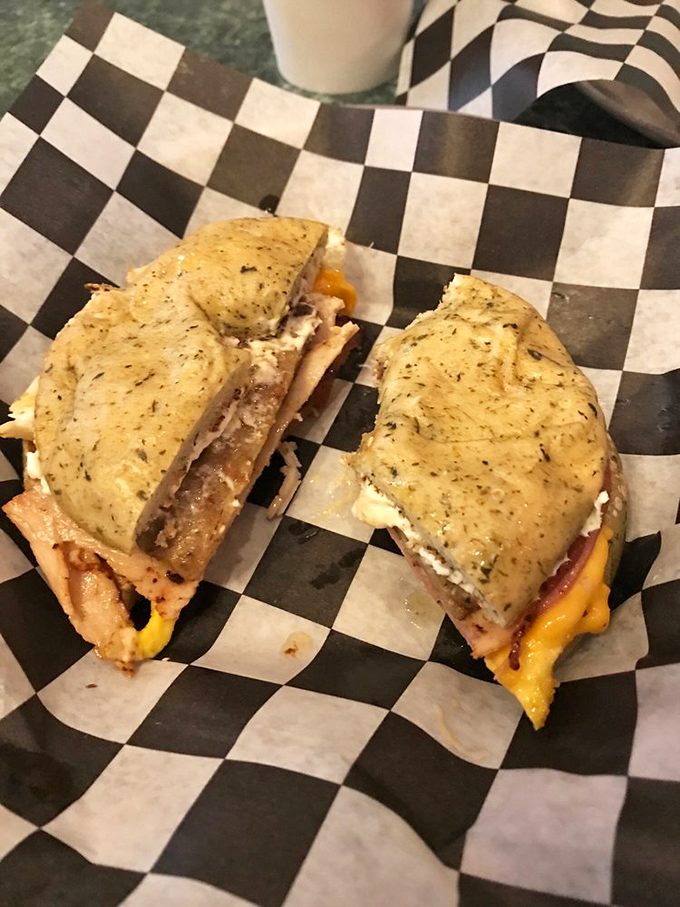 This breakfast sandwich doesn't just satisfy hunger&mdash;it eliminates it with extreme prejudice, using cheese and eggs as delicious weapons of mass consumption.