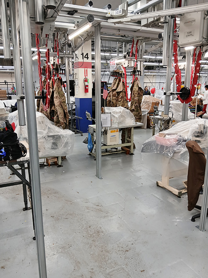 A glimpse into Goodwill's mission at work &ndash; where donated items are prepared for resale, supporting job training programs.