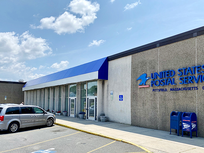 Even the post office in Pittsfield has that certain Berkshire charm—functional, accessible, and distinctly local.