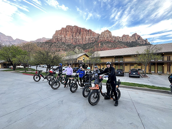 E-bikes: for when you want adventure but your knees have already filed their resignation letter.