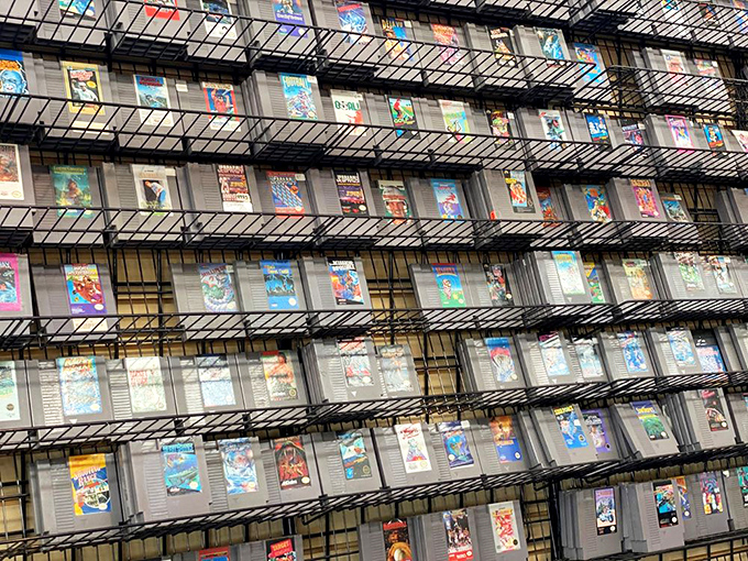 The Nintendo graveyard&mdash;where childhood memories are preserved in plastic cartridges that still work better than most modern electronics.