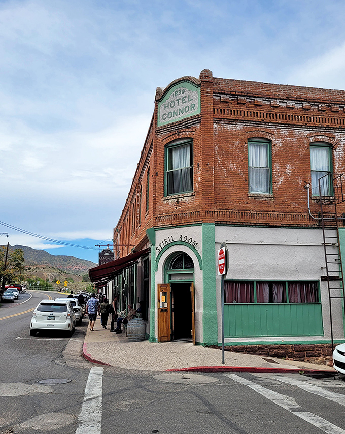 The Hotel Connor's vintage facade transports you back to an era when copper was king and this mountainside was bustling.