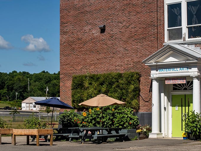 Waterfall Arts brings creative energy to an old schoolhouse, proving that art thrives in unexpected places.