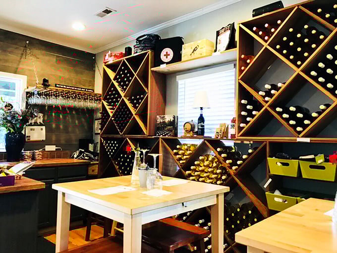 Wine storage never looked so inviting. This isn't just organization&mdash;it's a wall of possibilities waiting to be uncorked.