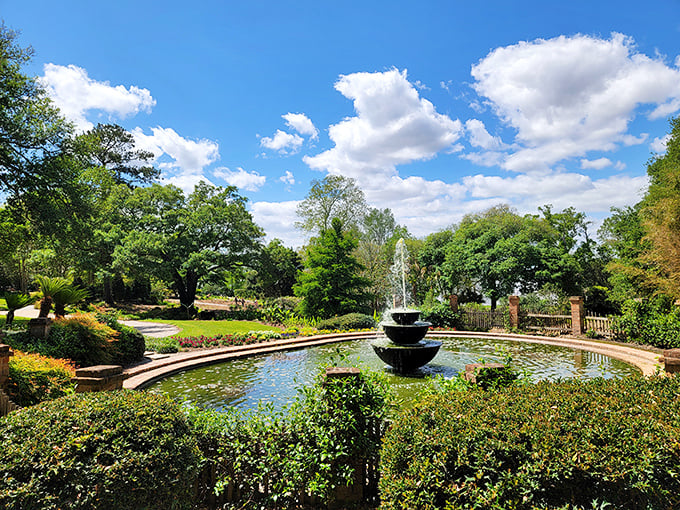 Rip Van Winkle Gardens' fountain creates a moment of Zen amid lush greenery &ndash; meditation apps wish they could bottle this tranquility.