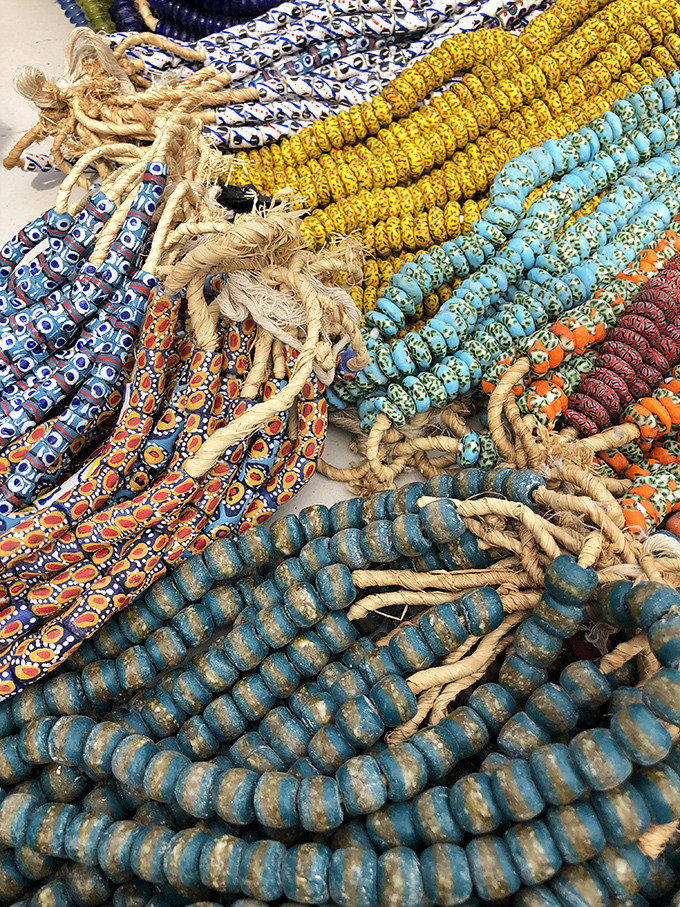 Handcrafted beads in mesmerizing patterns and colors. Jewelry that tells stories of artisanal craftsmanship rather than mass production.