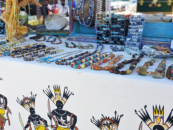 Beads, stones, and craftsmanship that transforms simple materials into wearable art. Jewelry that carries the spirit of the Southwest in every strand.