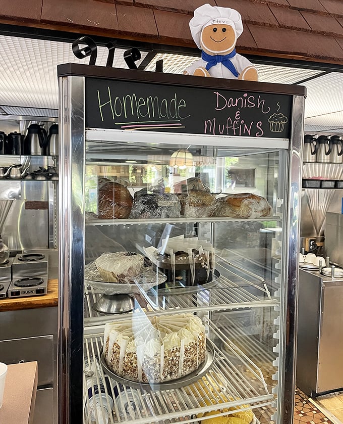 The dessert case&mdash;where willpower goes to die. Homemade treats that make "I'll just have a bite" the biggest lie you'll tell yourself today.