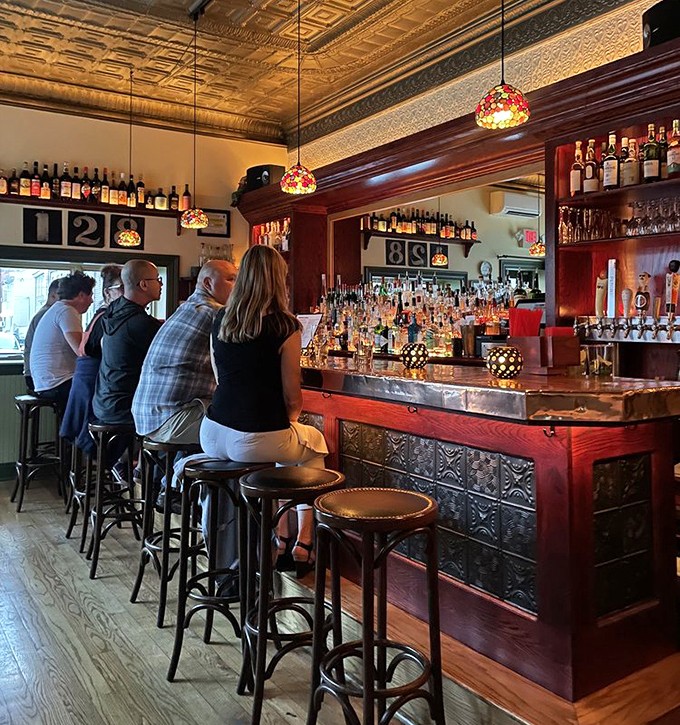 A bar that feels like it belongs in a Scorsese film, where every bottle has a story worth telling.