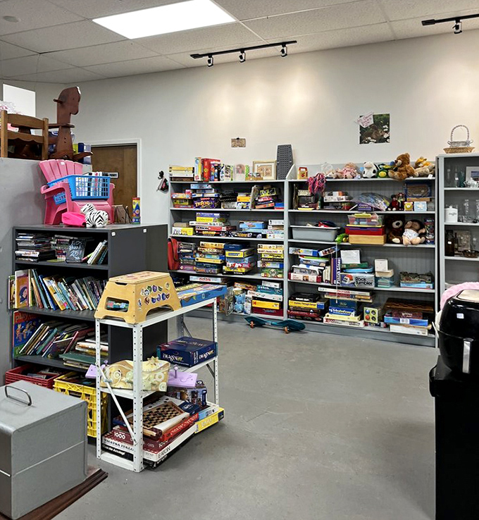 Board game heaven! Here's where family game nights are born, complete with rules arguments and the inevitable missing piece you'll find under the couch.
