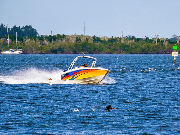 Boating enthusiasts find their happy place on waters where dolphins occasionally photobomb your fishing photos.