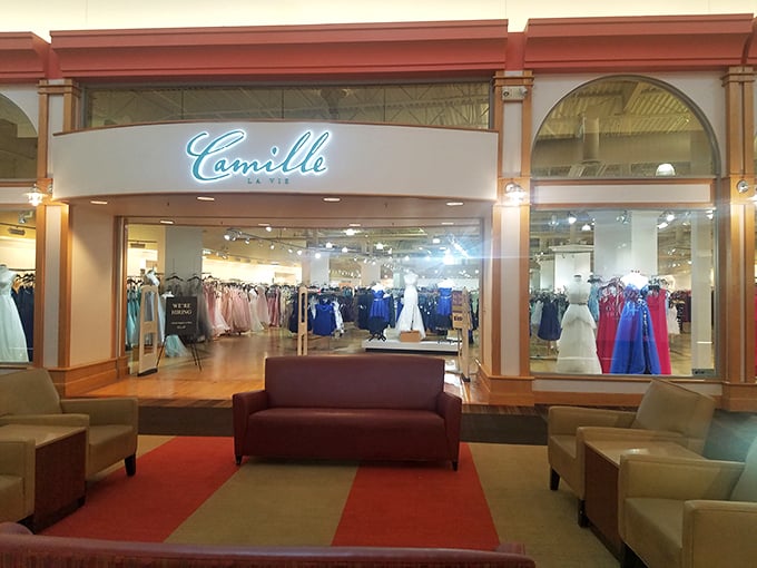 Camille La Vie's elegant storefront offers formal wear that transforms ordinary Michiganders into red-carpet-ready celebrities, if only for one special night.