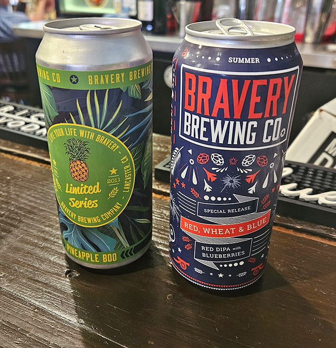 When the smoke clears, nothing complements barbecue quite like a cold craft beer&mdash;especially these colorful cans from Bravery Brewing.