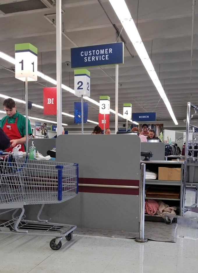 The checkout area: where treasure hunters learn if their bargaining instincts were right. That moment of triumph when scoring big for small dollars.
