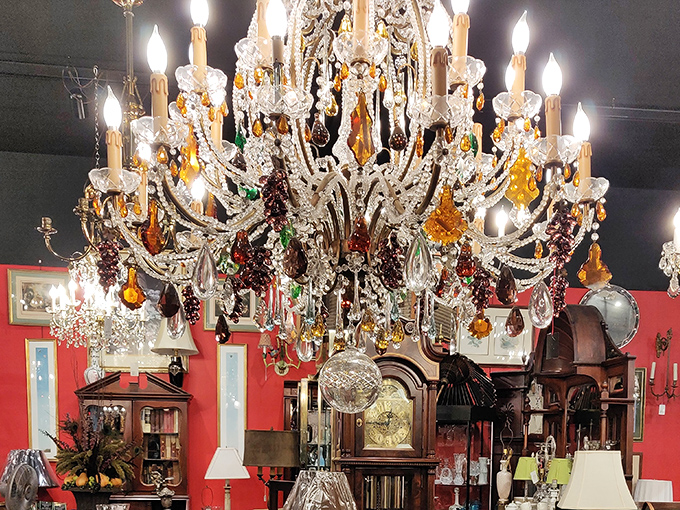 This chandelier doesn't just light up a room&mdash;it throws a party for your ceiling that would make Liberace nod in approval.