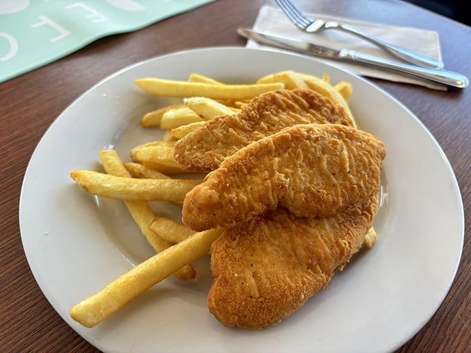 Sometimes the classics endure for good reason&mdash;crispy, golden fish and chips that would make even a British pub-goer nod in approval.