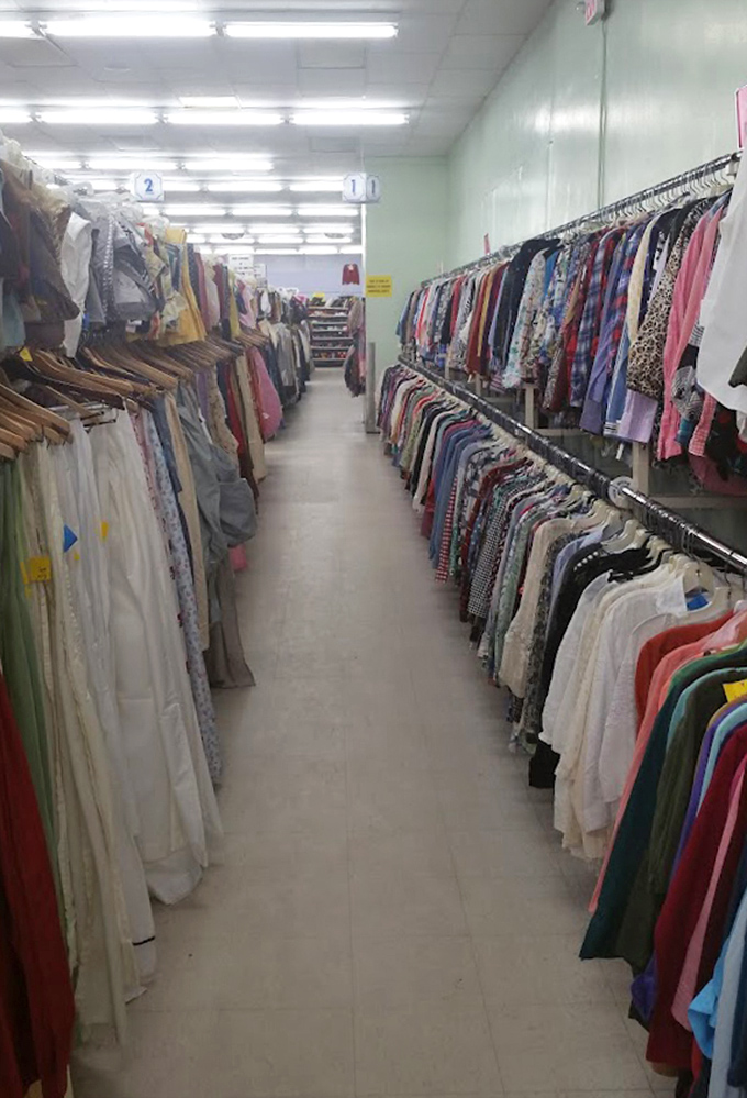 Aisles stretch endlessly like a fashion highway, where every turn promises another delightful surprise.