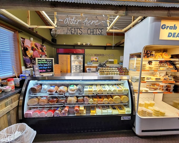 The deli counter&mdash;where dreams come true and diet plans go to die, one heavenly slice of cheese at a time.