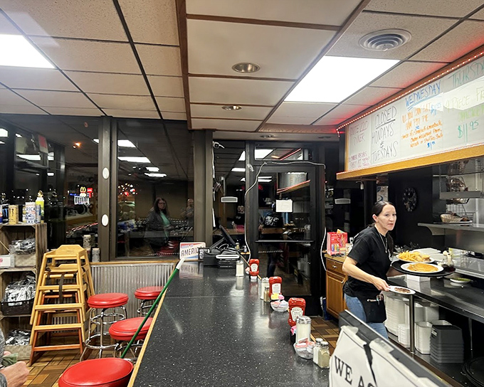 That counter's seen more coffee poured and stories shared than most therapists' offices, and charges way less.