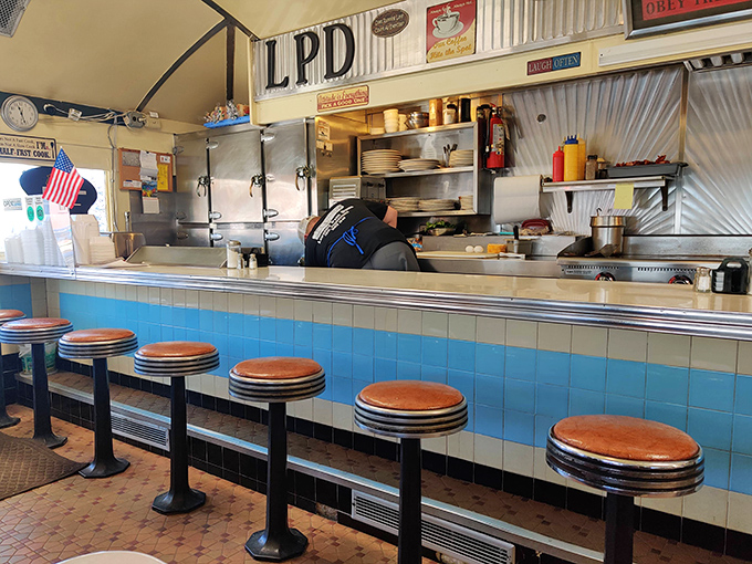 Counter culture at its finest, where every stool tells a story and strangers become breakfast buddies.