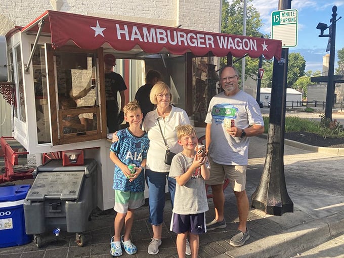 Multi-generational burger joy captured in one frame. Some traditions are worth passing down, especially when they taste this good.