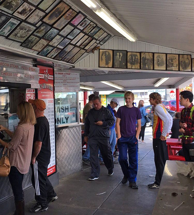 The line at Pat's moves with the precision of a well-choreographed dance. Hesitate on your order and you'll quickly learn the meaning of "next!"