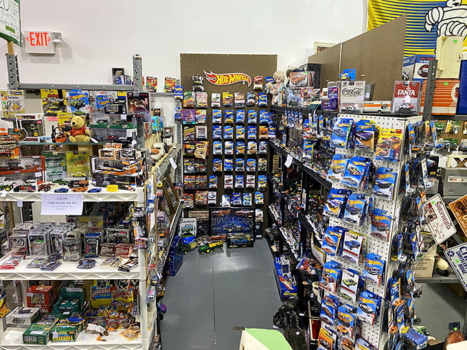 Hot Wheels proving that boys never really grow up, they just get bigger garages for their collections.