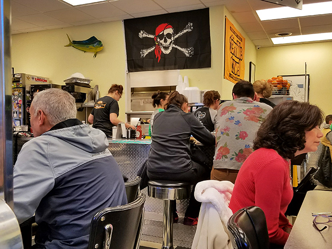 Counter culture at its finest, where regulars hold court and newcomers get educated in proper diner etiquette.