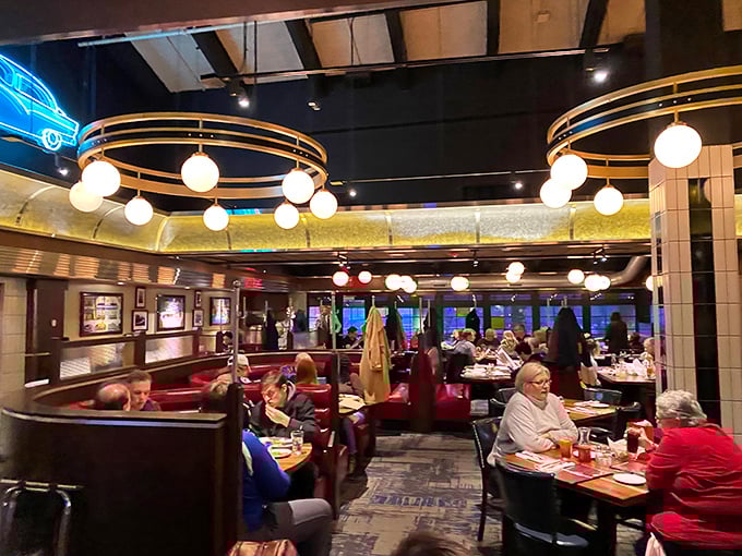 Where strangers become friends over shared glances that say, "Did you see the size of that dessert that just went by?"