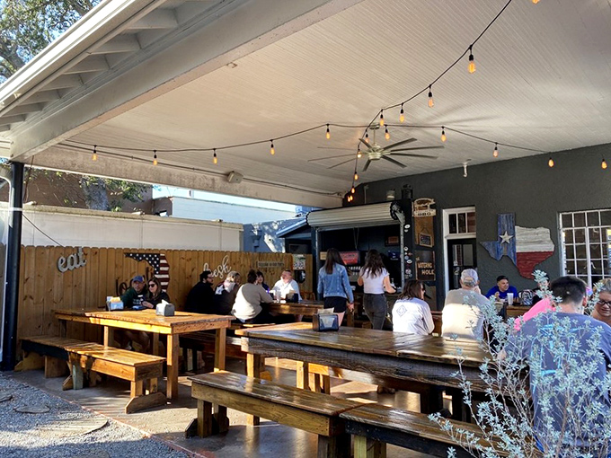 Community happens naturally when barbecue is this good. Strangers become friends over shared appreciation of smoke rings and sauce techniques.