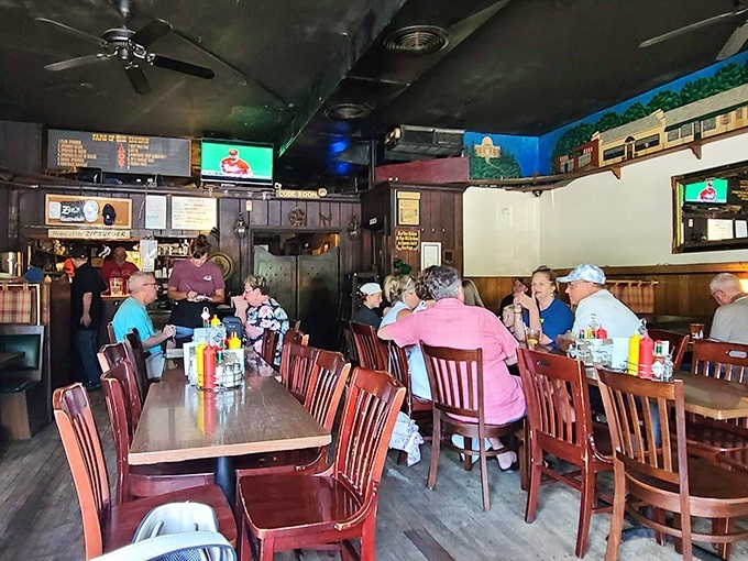 The dining room buzzes with conversation and laughter&mdash;strangers becoming neighbors over plates of Cincinnati's favorite comfort foods.