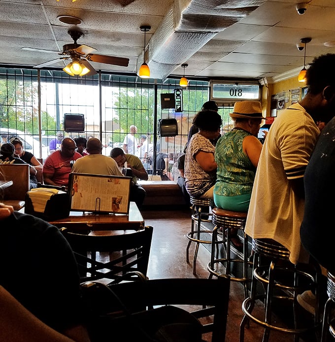 The lunch rush at Busy Bee isn't just about eating&mdash;it's a community gathering. Strangers become neighbors over plates of Southern goodness.
