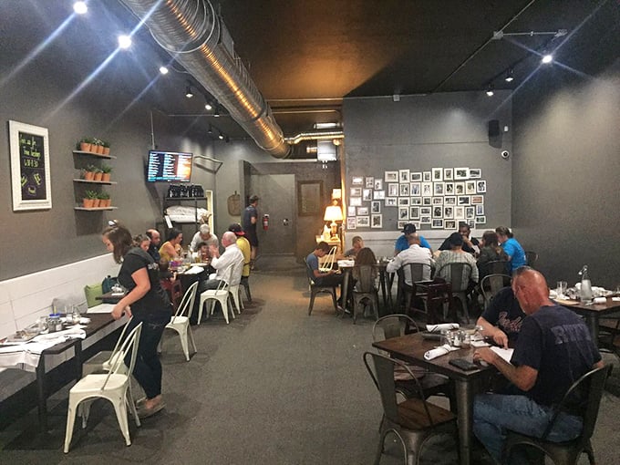 The true measure of a great local spot: tables filled with regulars who know they've found their second living room.