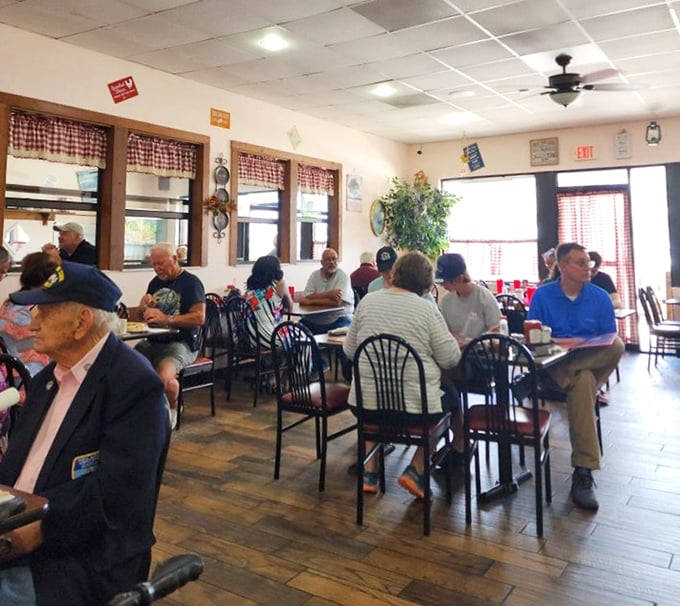 A bustling dining room filled with locals &ndash; always the surest sign you've found the real deal. When regulars fill the seats, you know you're in for something special.