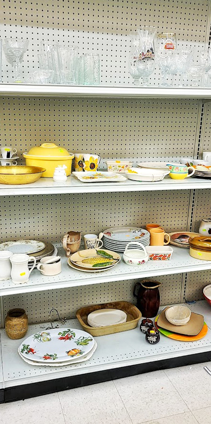 Kitchen treasures arranged like an archaeological dig through America's culinary history&mdash;from Pyrex to percolators, all priced to move.