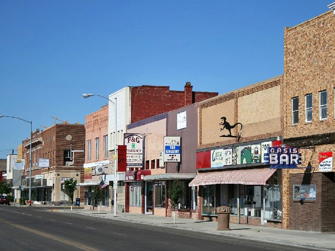 Downtown Glendive's colorful storefronts create a vibrant main street where every business has a story and every story has a character.