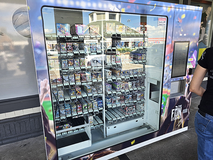 Gaming cards in a vending machine &ndash; proof that Tanger understands sometimes you need a break from traditional shopping to feed other obsessions.