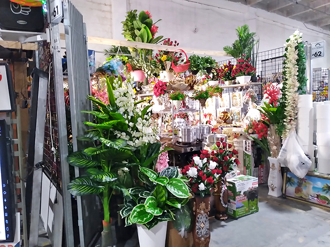 A floral explosion of silk blooms and greenery offers permanent botanical beauty&mdash;perfect for those of us who've accidentally turned houseplants into house ghosts.