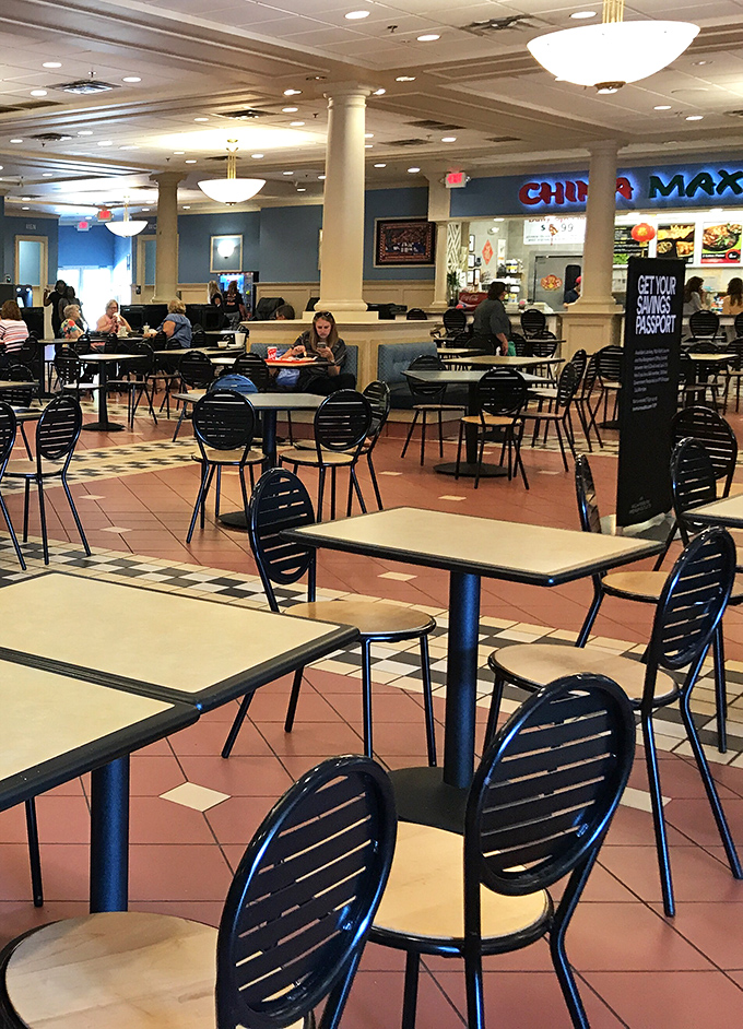 The food court&mdash;where shopping warriors rest their feet and refuel for the next round of retail adventures.