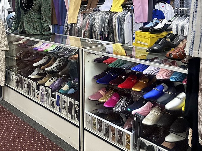 Shoe paradise where footwear fantasies come true&mdash;from practical sneakers to those sparkly slippers you'll only wear once but can't resist.