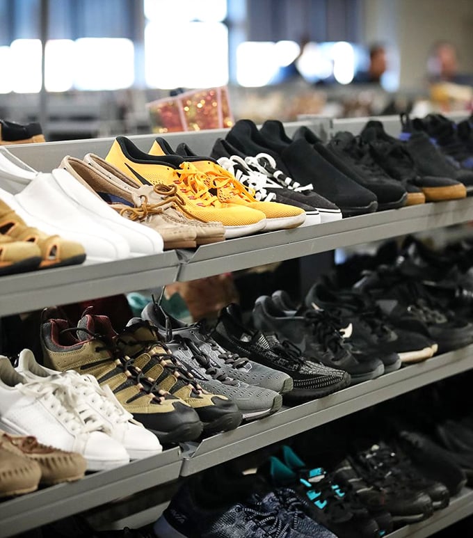 The book section rivals small libraries, offering dog-eared paperbacks and pristine hardcovers that promise adventures without the premium bookstore price tag.