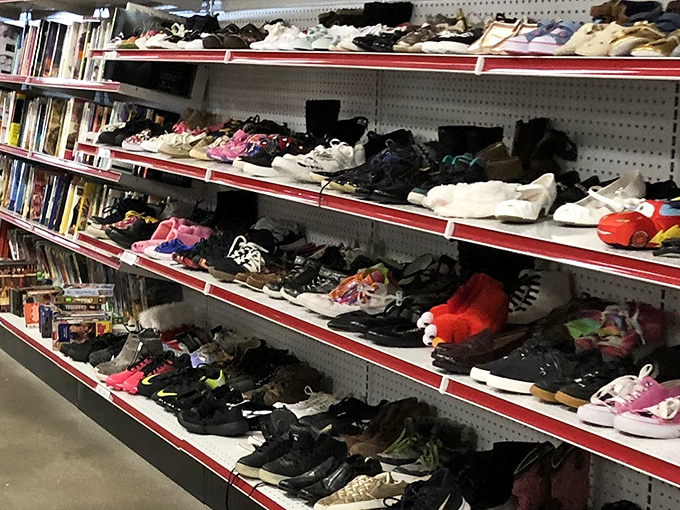 Shoes that have walked miles but still have plenty of steps left in them.