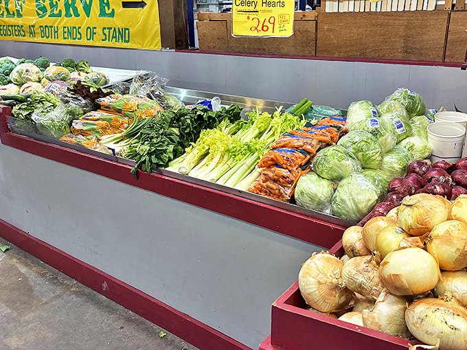 Nature's color palette on full display&mdash;these vegetables didn't travel across continents to reach your table, just across Lancaster County's fertile fields.