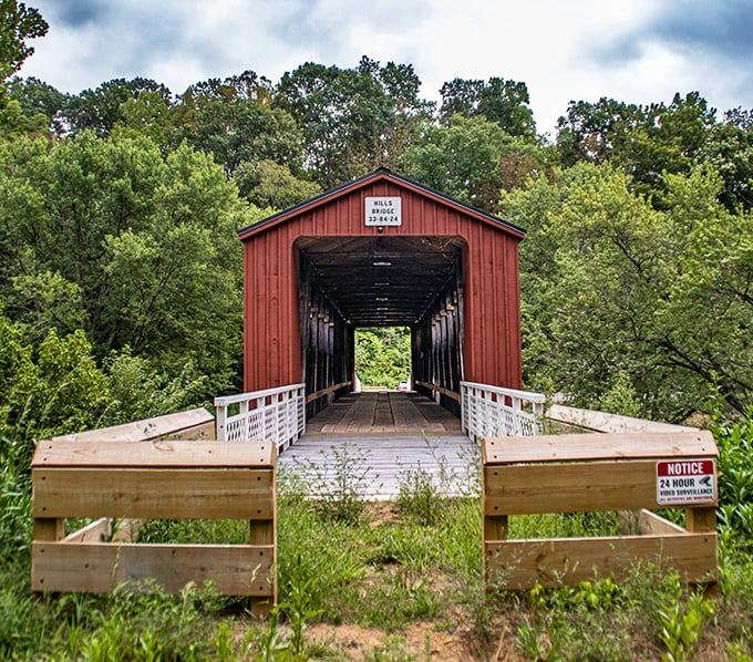 The entrance beckons like the cover of a storybook—you half expect to see a troll demanding answers to riddles before granting passage.