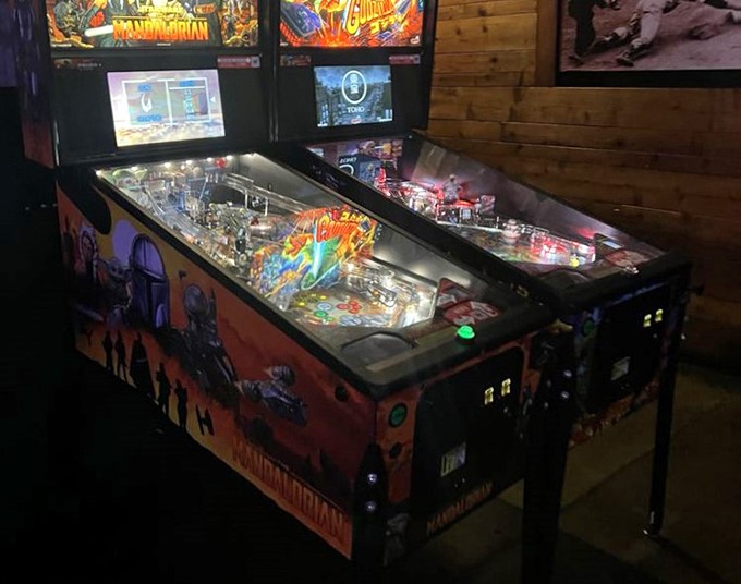 Where pinball wizards and pizza aficionados unite—these vintage machines provide the perfect between-slice entertainment.