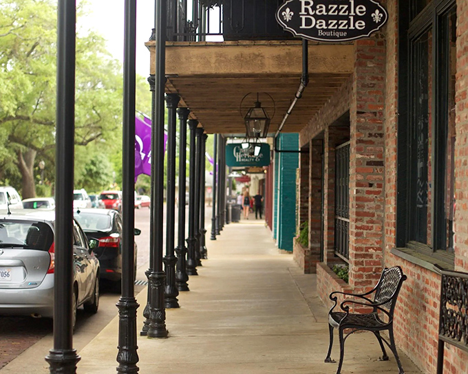 Razzle Dazzle isn't just a boutique name—it's what happens to your shopping plans when you discover Natchitoches' brick-lined sidewalks filled with unique local treasures.