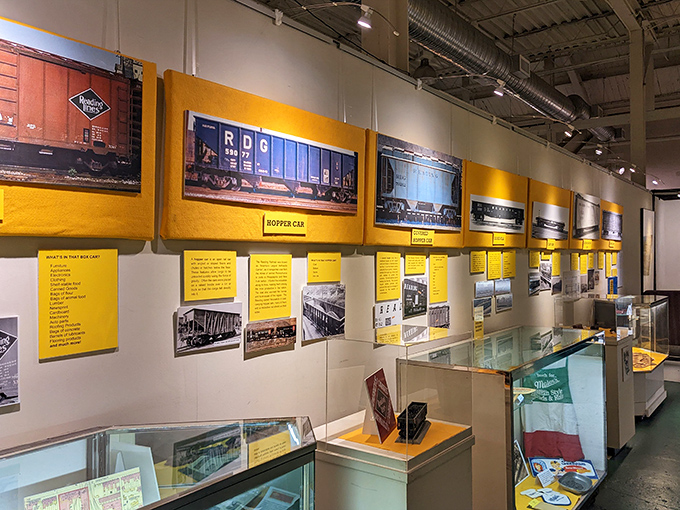 The museum's exhibits bring Reading Railroad history to life through carefully curated displays that balance education with nostalgia.