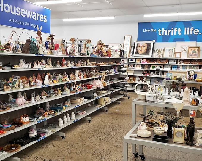 One person's discarded tchotchke is another's perfect mantelpiece&mdash;the housewares section is a nostalgic wonderland.